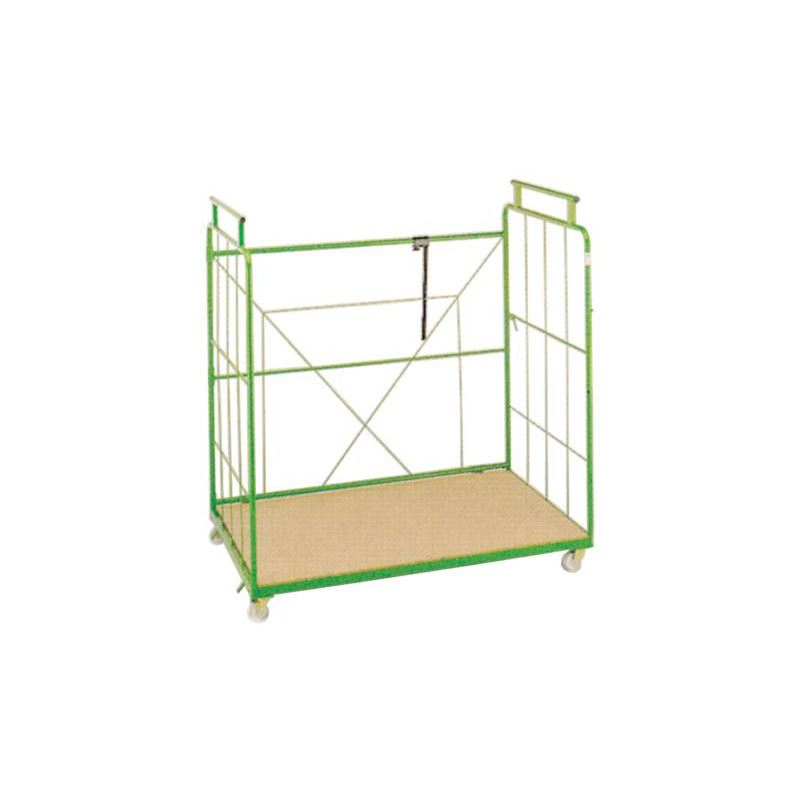 Chariot conteneur superposable-repliable-emboitable